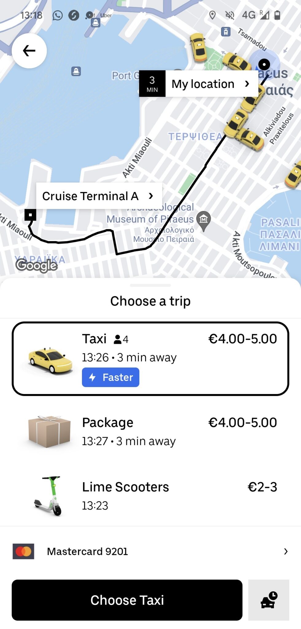 How to get from Piraeus Cruise Port to Athens